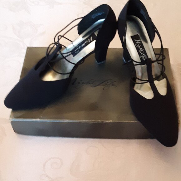 Night Life | Shoes | Black High Heal Shoes Night Life Brand Size 75 ...